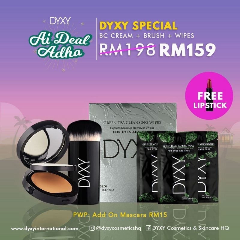 💯 [𝙊𝙍𝙄𝙂𝙄𝙉𝘼𝙇 𝙃𝙌] DYXY COSMETICS & DYXY SKINCARE MAKEUP SET | Shopee Malaysia