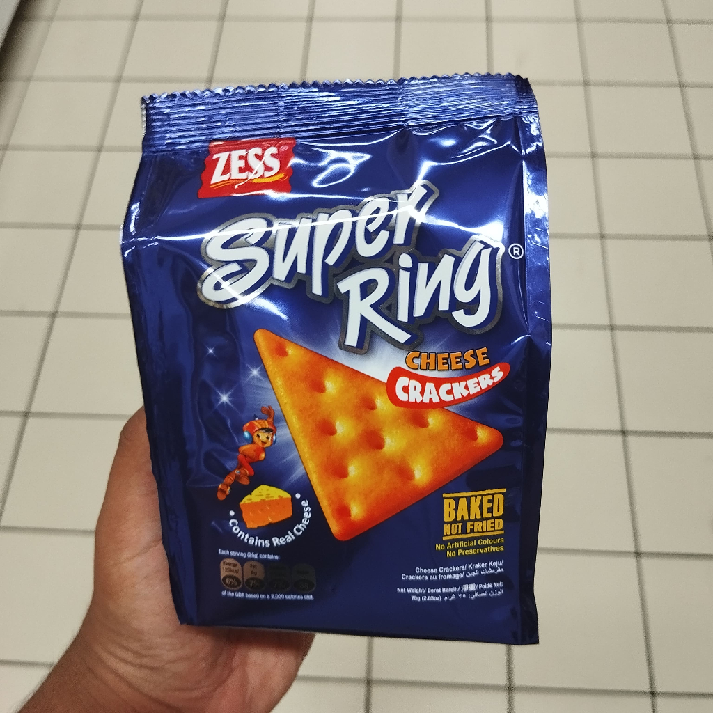Zess Super Ring Cheese Crackers Baked Not Fried 75g | Shopee Malaysia