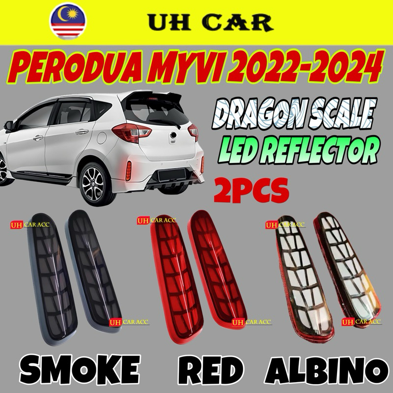 (DRAGON SCALE) Perodua Myvi GEN3 G3 Facelift 2022 2023 Rear Bumper Led ...