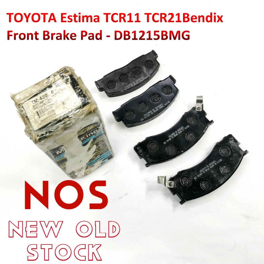 TOYOTA Estima TCR11 TCR21Bendix Front Brake Pad - DB1215BMG | Shopee ...