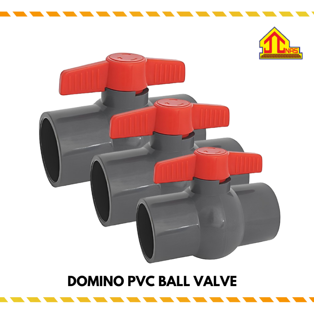 DOMINO / VIP PVC BALL VALVE / STOPCOCK / HEAVY DUTY BALL VALVE 15MM ...