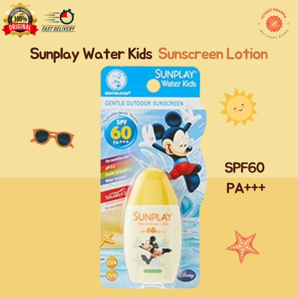 Sunplay Water Kids Sunscreen Lotion SPF60 PA+++ 35g (EXP :02/2025 ...