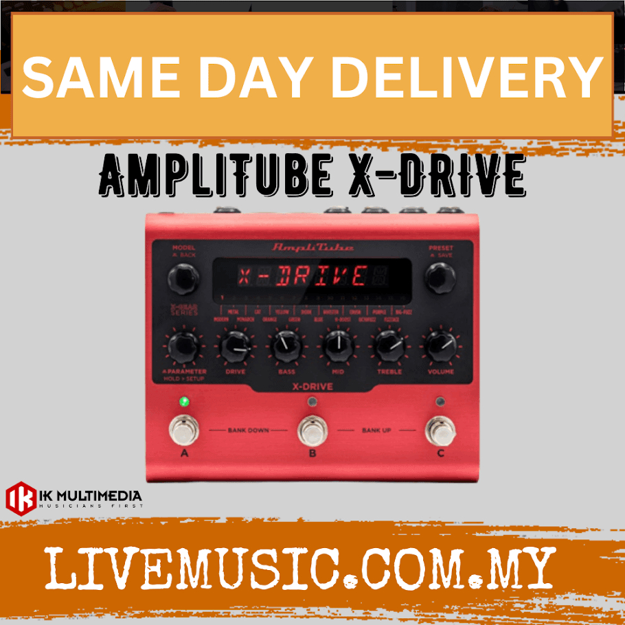 IK Multimedia AmpliTube X-DRIVE - Distortion pedal ( AmpliTube XDRIVE ...