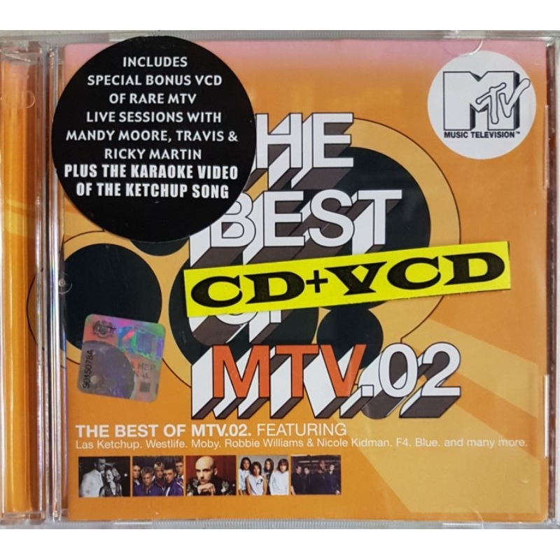 The Best Of MTV.02 (2002) Various Artists Compilation (CD+VCD) | Shopee ...