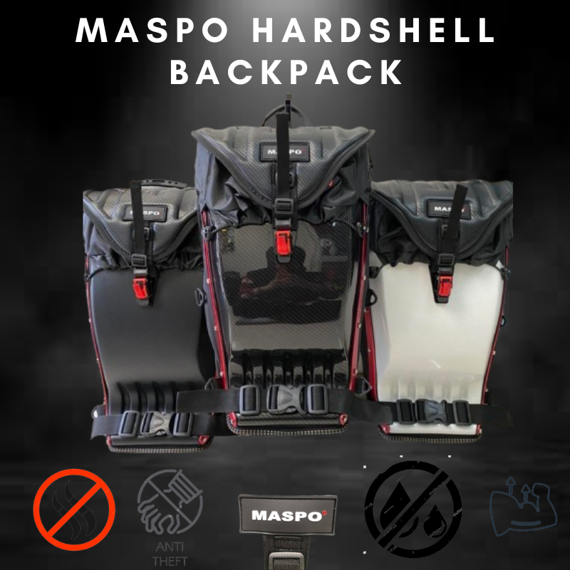 [Ready Stock] Maspo Hard-shell Kevlar Back Protection Motorcycle Riding ...