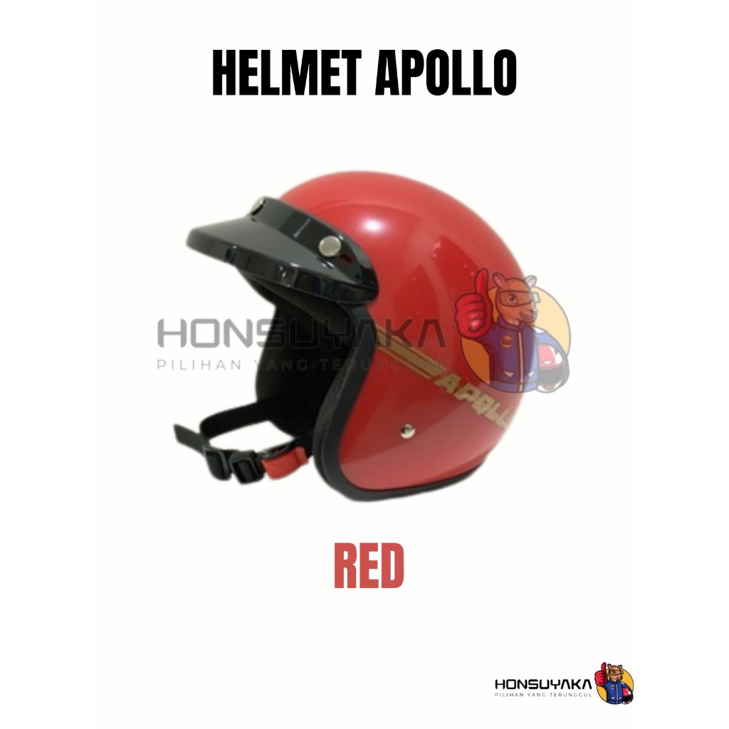 HELMET APOLLO WITH/WITHOUT VISOR READY STOCK | Shopee Malaysia