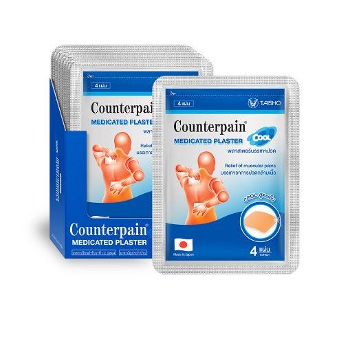 Taisho Counterpain Medicated Plaster Cool 4 Patches | Shopee Malaysia