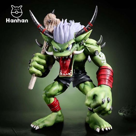 Han Han Studio - Ogremon Digimon Series 009 Resin Statue GK Anime ...
