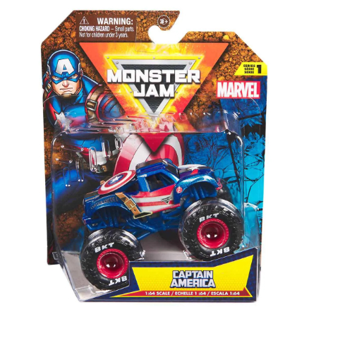 Monster Jam Marvel iron man Vehicle 1:64 Scale series 1 | Shopee Malaysia
