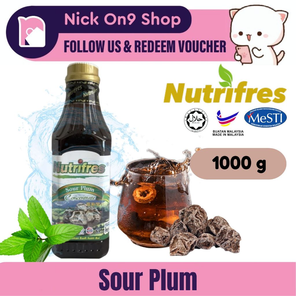 CLEARANCE !!! Nutrifres Sour Plum Fruit Juice Concentrate / Cordial 1000g (EXPIRED DATE: 8/2 ...