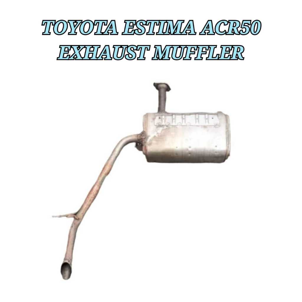 🇯🇵🇯🇵 Exhaust Muffler / Ekzos Toyota Estima Previa ACR50 06-19 2.4L ...