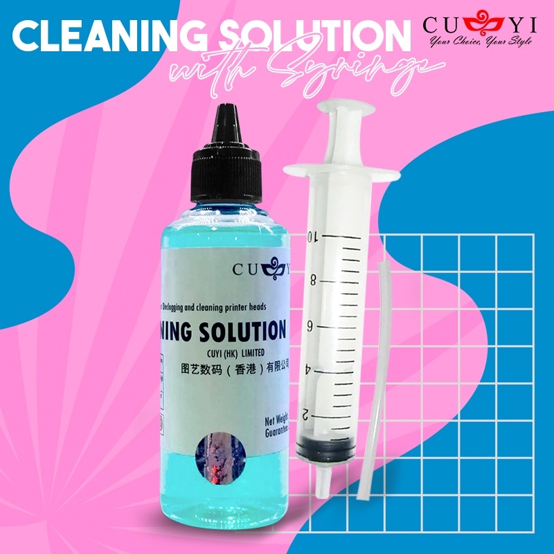 CUYI Cleaning Solution For Inkjet Printer / Cleaning for DTF Printer ...