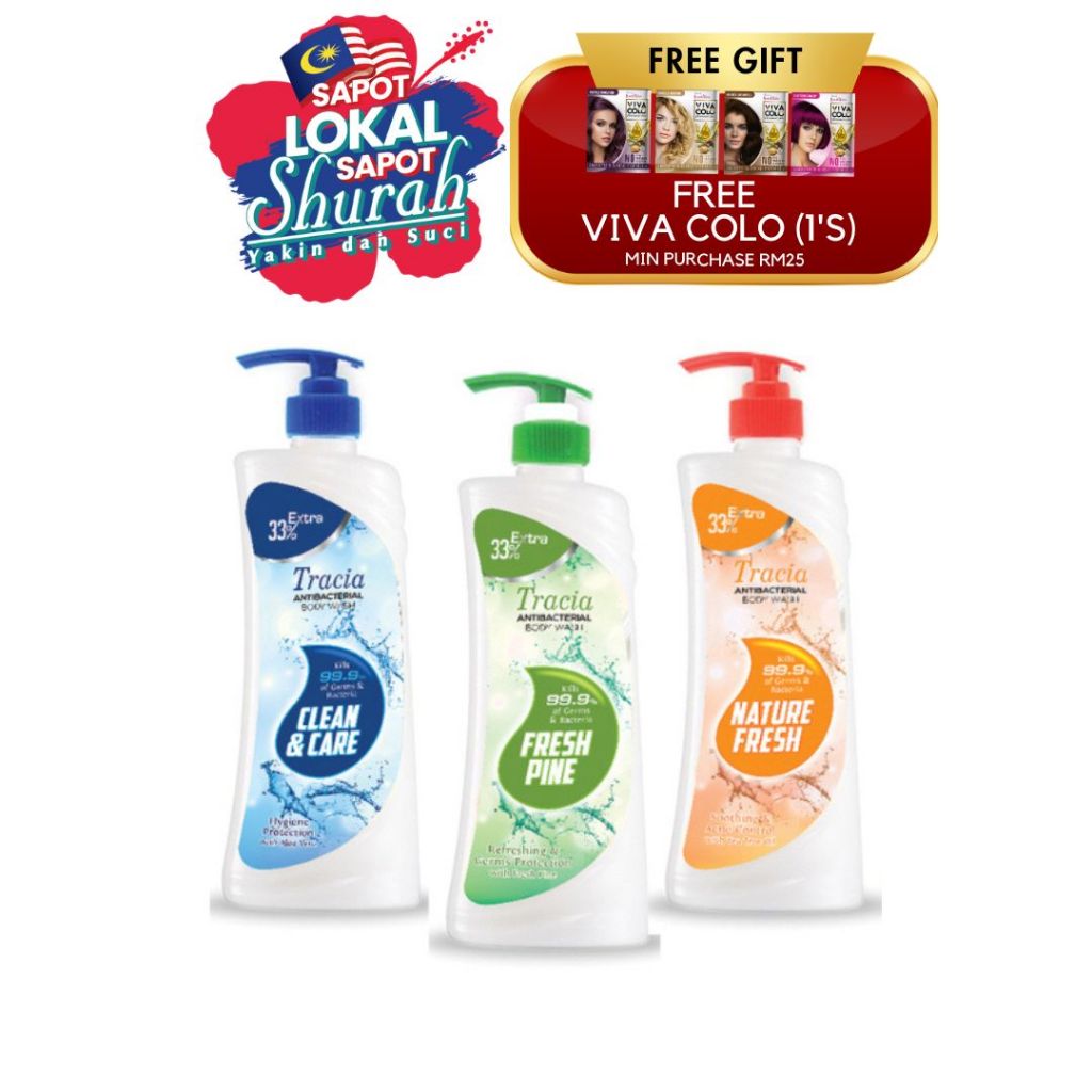 Tracia Antibacterial Body Wash (850ml) | Shopee Malaysia