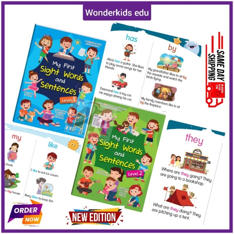 My First Sight Words and Sentences | Pre-Primary | Early Learning Kids ...