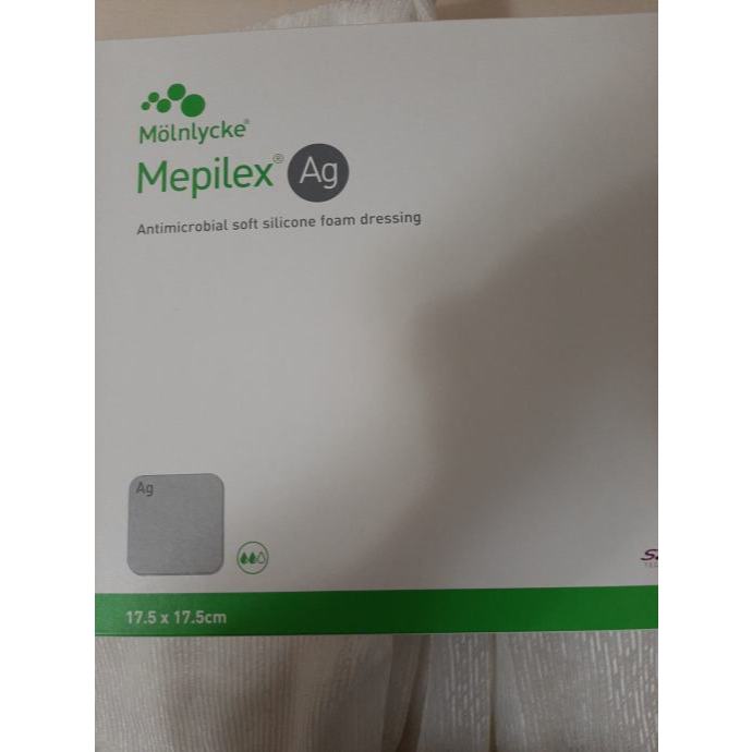 Mepilex Ag Antimicrobial Foam Wound Dressing 17.5cm x 17.5cm 1's / 5's ...