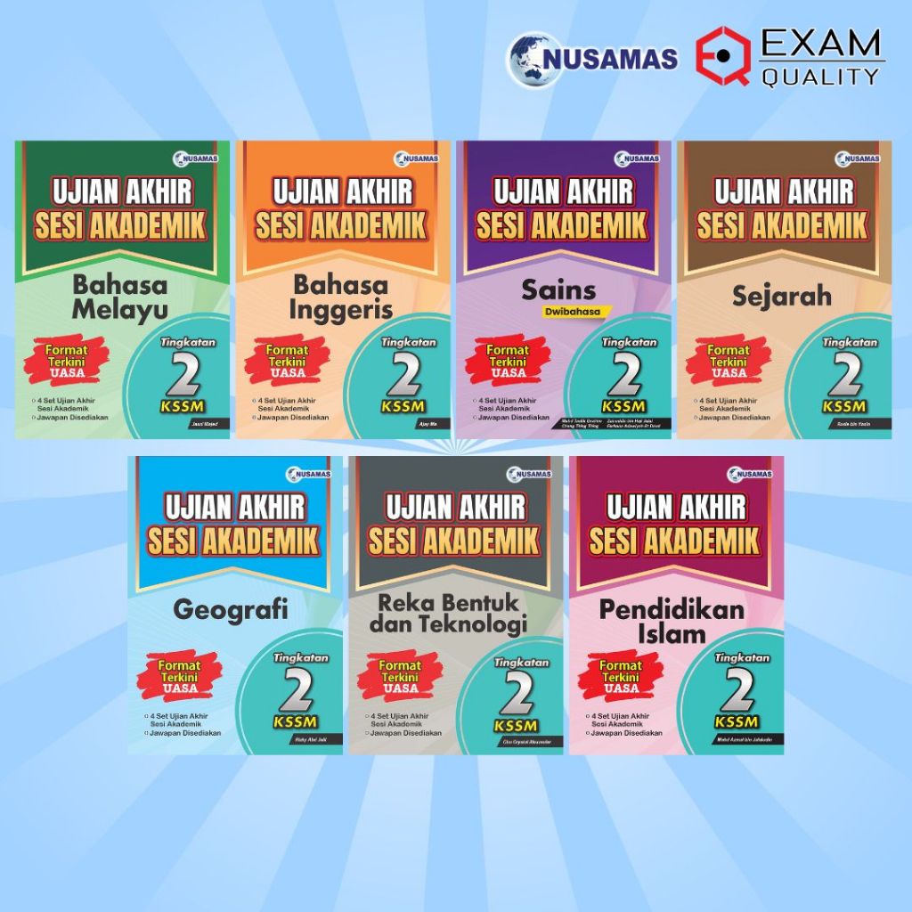 [NUSAMAS] UJIAN AKHIR SESI AKADEMIK TINGKATAN 2 2024 | Shopee Malaysia