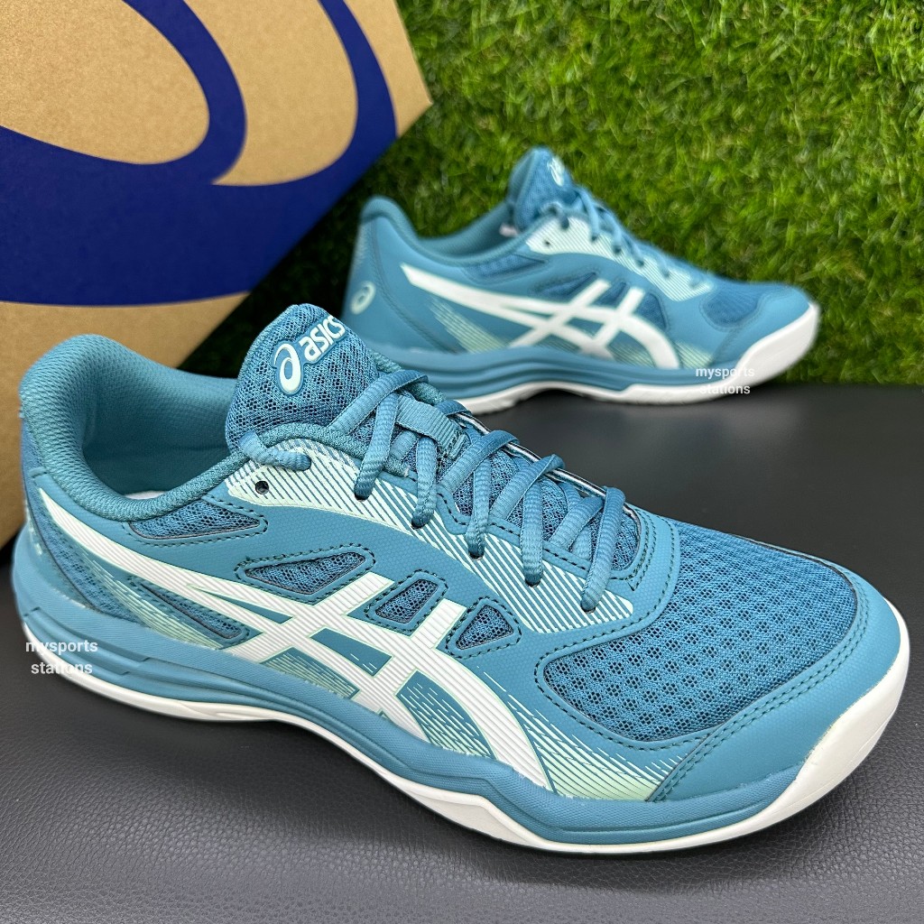 asics Mens Upcourt 5 [1071A086-404] Badminton Shoes | Court Shoes | Kasut Badminton 100% ...
