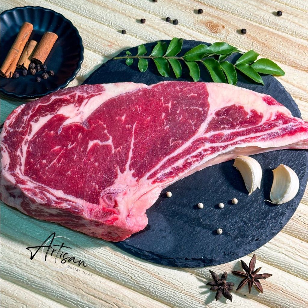OBE Organic Beef Tomahawk Australia 900gm+/- Halal | Shopee Malaysia