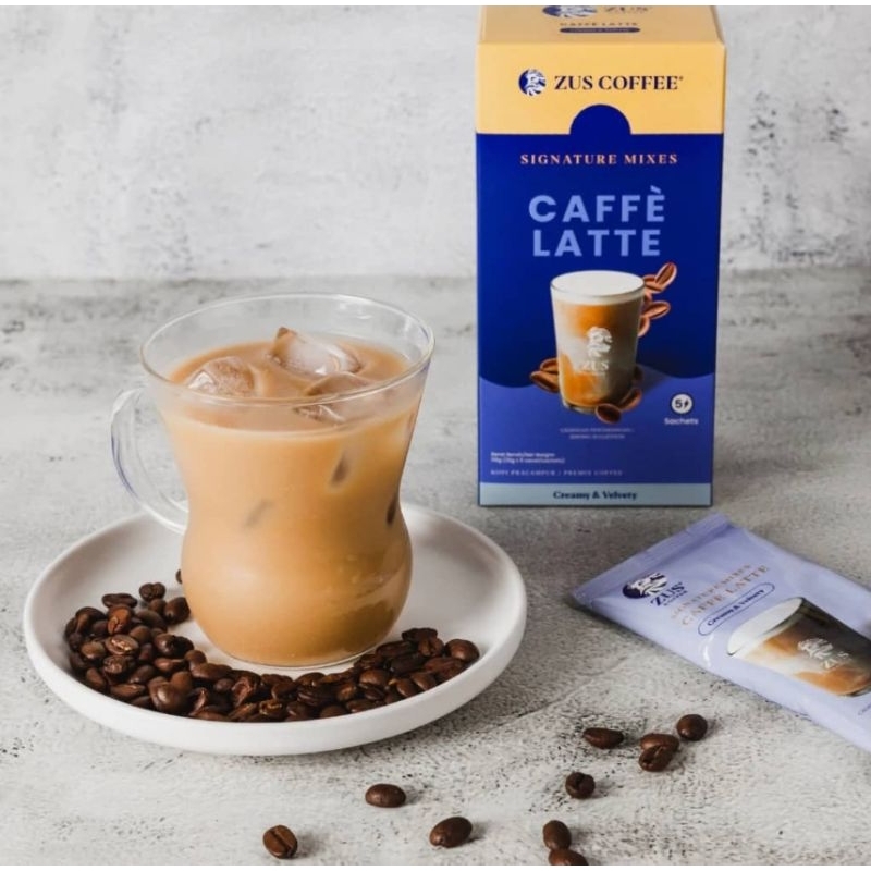 ZUS Signature Mixes Coffee - Caffè Latte (5's) | Shopee Malaysia