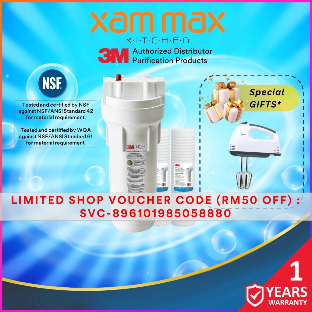 3M™ Whole House Filtration System Home POE / 3M Water Filter / Outdoor ...