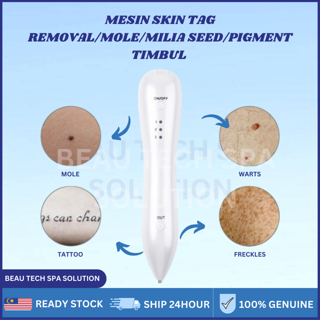 [🇲🇾 STOCK NEW MACHINE]ELECTROCAUTER LASER SKINTAG MACHINE MOLE MILIA ...