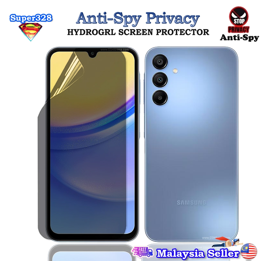 Samsung Galaxy A25 / A15 A06 / A05 A05s A04 A04s A03 A03s A02 A01 A02s A03 Core Hydrogel Privacy ...