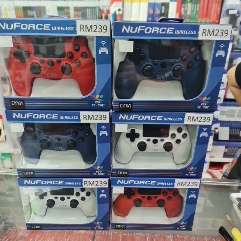 PS4 DUALSHOCK HYPERKIN NUFORCE WIRELESS CONTROLLER COLOR RANDOM NEW AND ...