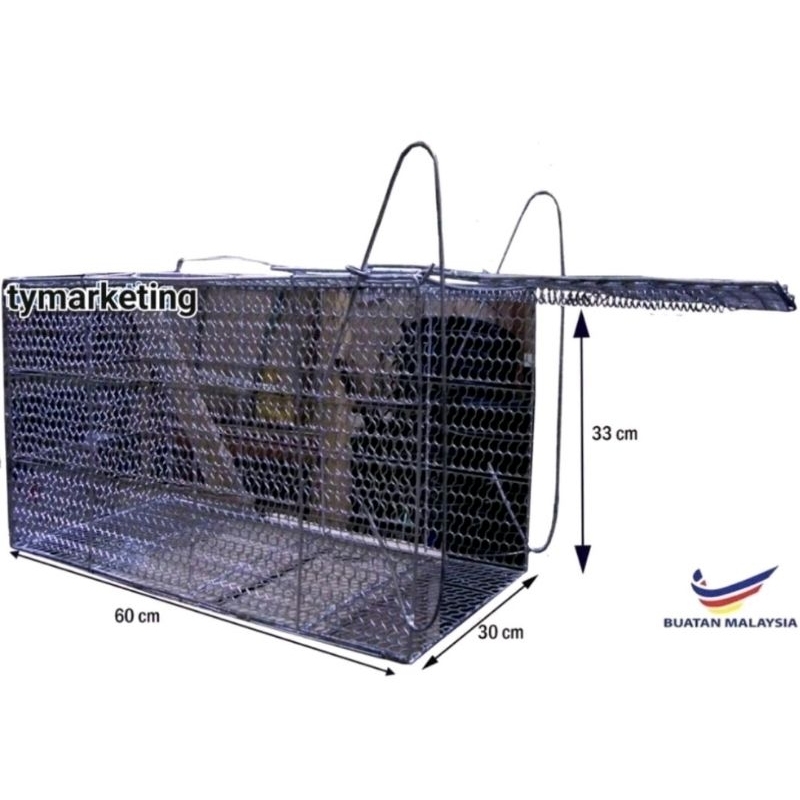 Sangkar Perangkap Rumah Kucing Tupai Musang | Shopee Malaysia