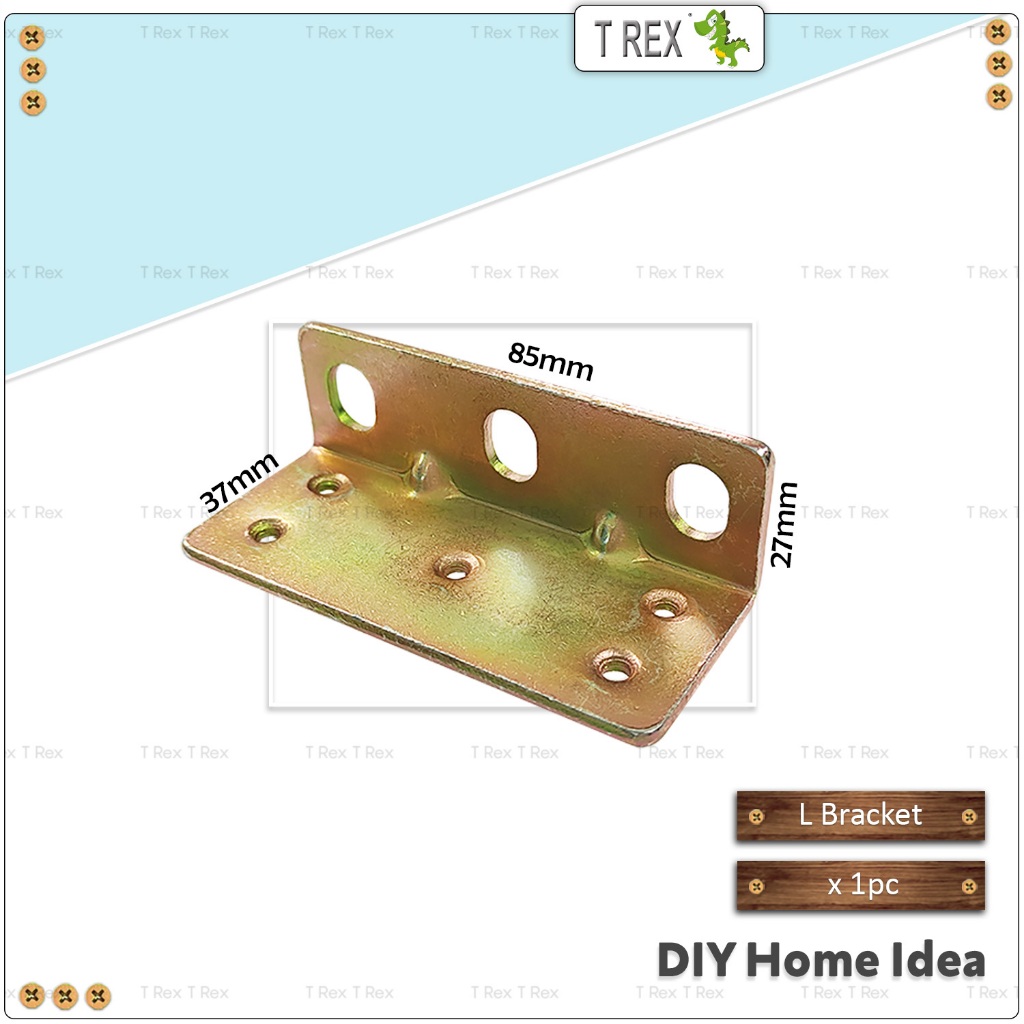 T Rex DIY Multi Wood Frame Furniture Angle L Bracket Brace /Home ...