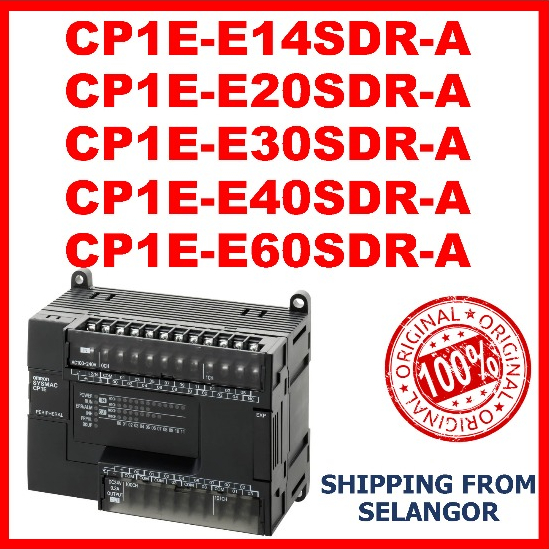 CP1E-E14SDR-A|CP1E-E20SDR-A|CP1E-E30SDR-A|CP1E-E40SDR-A|CP1E-E60SDR-A|OMRON PLC | Shopee Malaysia