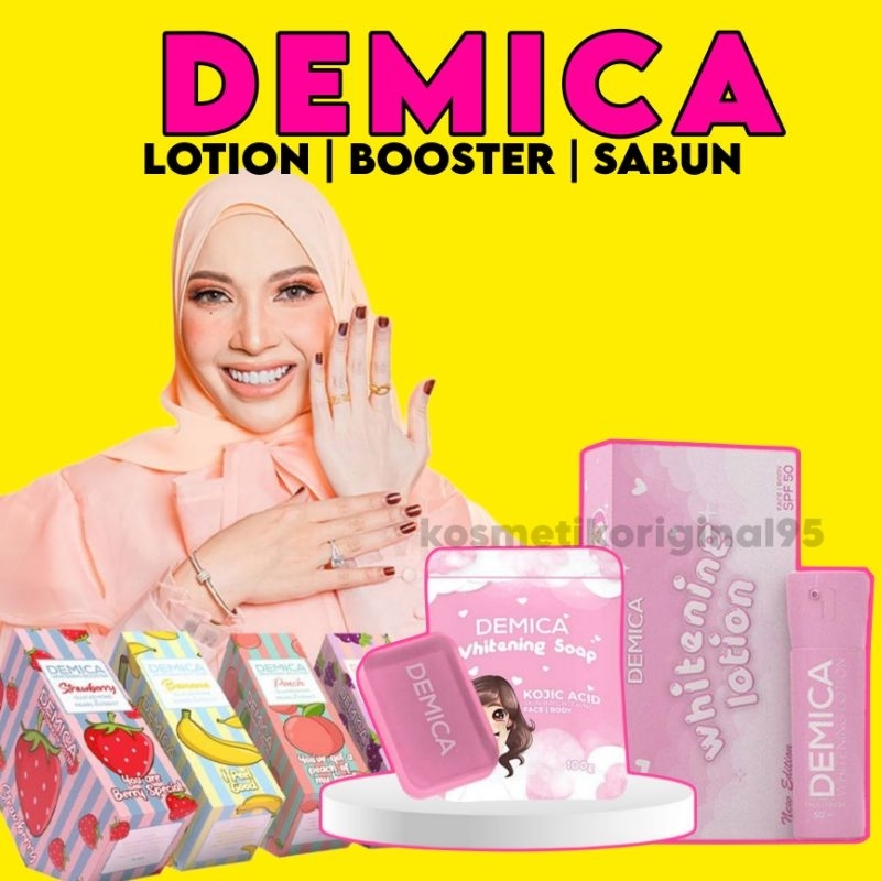 DEMICA WHITENING LOTION | DEMICA BOOSTER WHITENING | Shopee Malaysia
