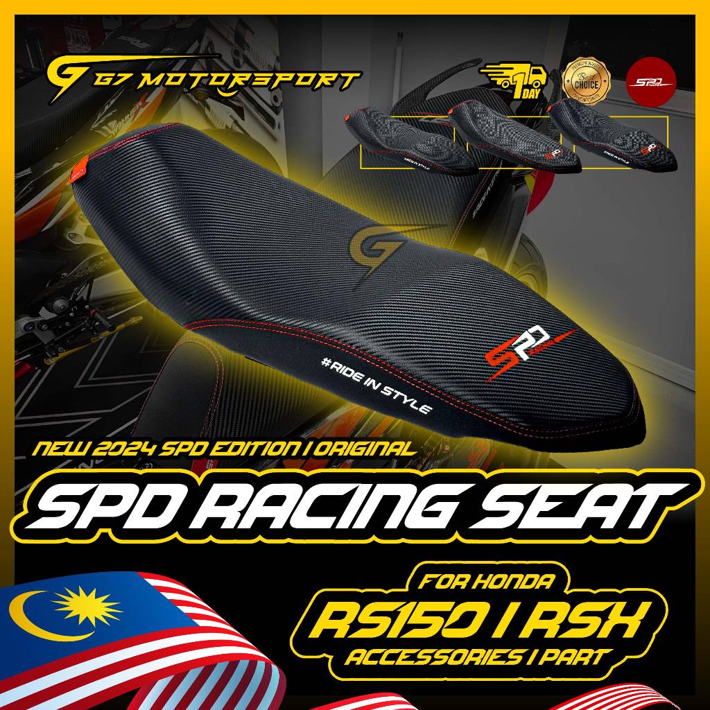 Seat Lembut SPD Racing 2024 New Design Curve & Flat Softness PNP RS150 ...