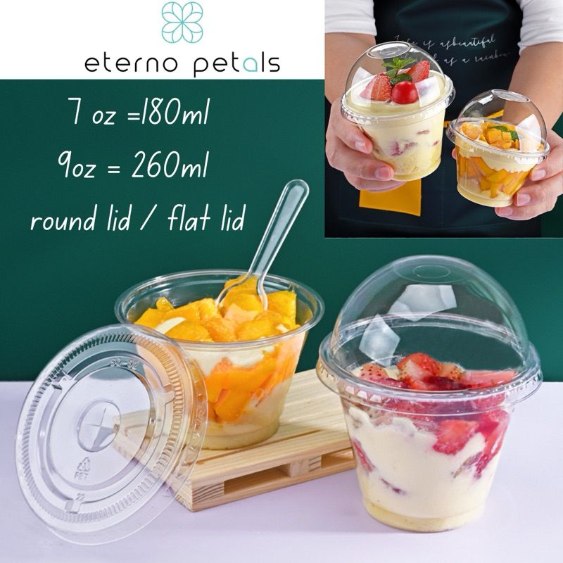 180ml / 260ml (50psc) Mini Cup for sundae /dessert /mouuse cake / cream ...