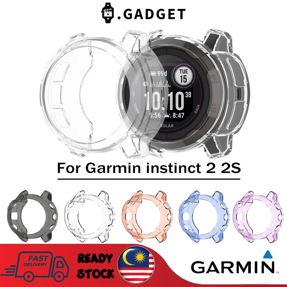 Garmin Instinct 2 / 2S Case Smartwatch TPU Bumper Soft Protect Cover ...