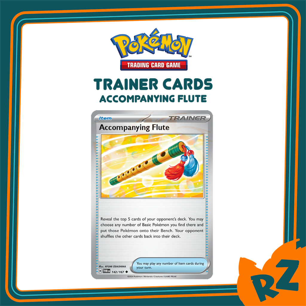 [Original] Pokemon TCG Card Accompanying Flute Item Trainer Singles ...