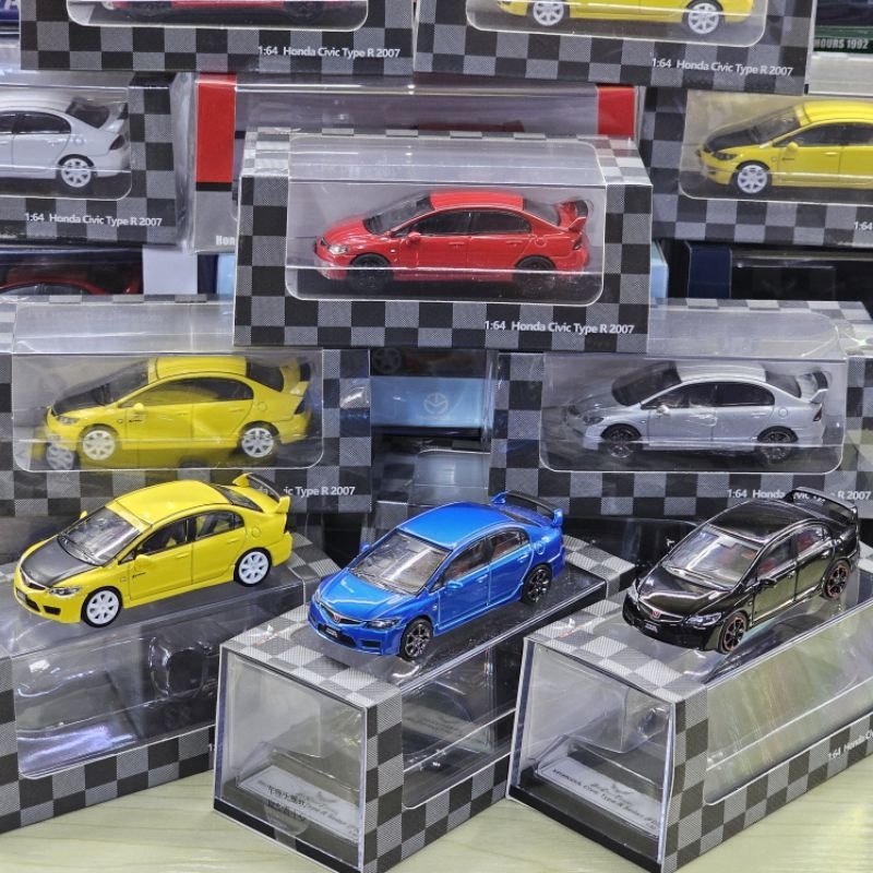 DCT HONDA CIVIC TYPE R SEDAN FD2 with Acrylic Display Box. Rolling ...