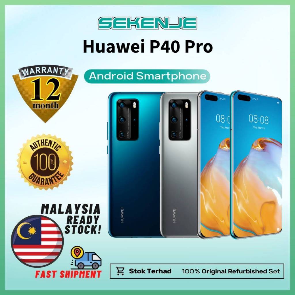 Huawei P40 PRO 5G 256GB + 8GB RAM 100% Original Secondhand Used Smartphone, 1 YEAR WARRANTY ...