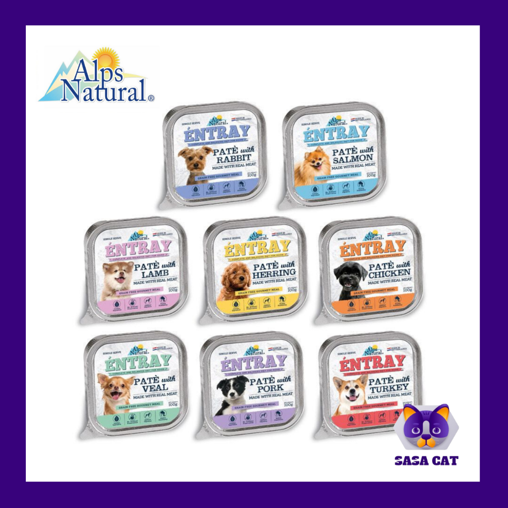 Alps Natural Èntray entray Complete Dog Wet Food - 100g | Shopee Malaysia