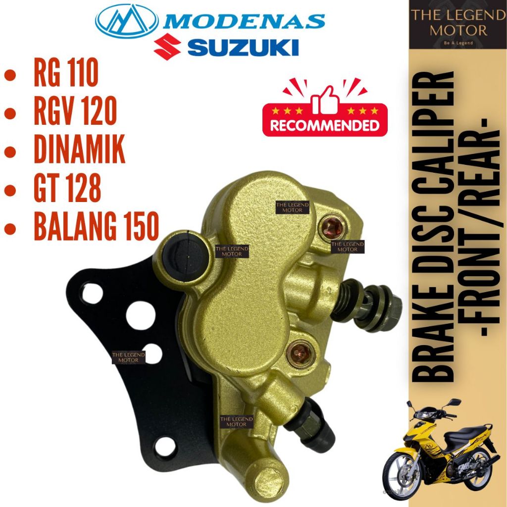 DINAMIK GT128 RG110 RG SPORT 20 GT 128 BELANG 150 REAR FRONT Caliper ...