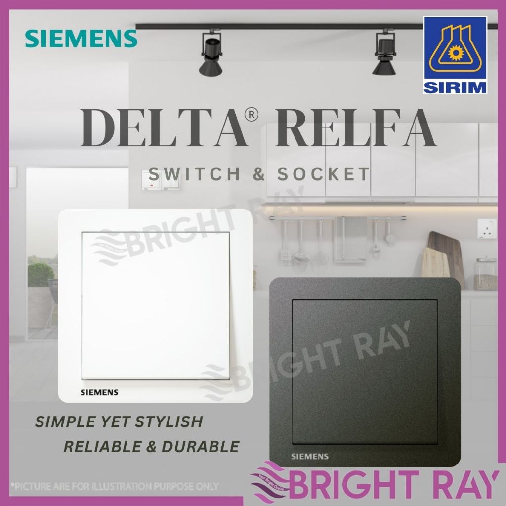 SIEMENS DELTA® Relfa Switch Socket Oulet Switches SIRIM CERTIFIED ...