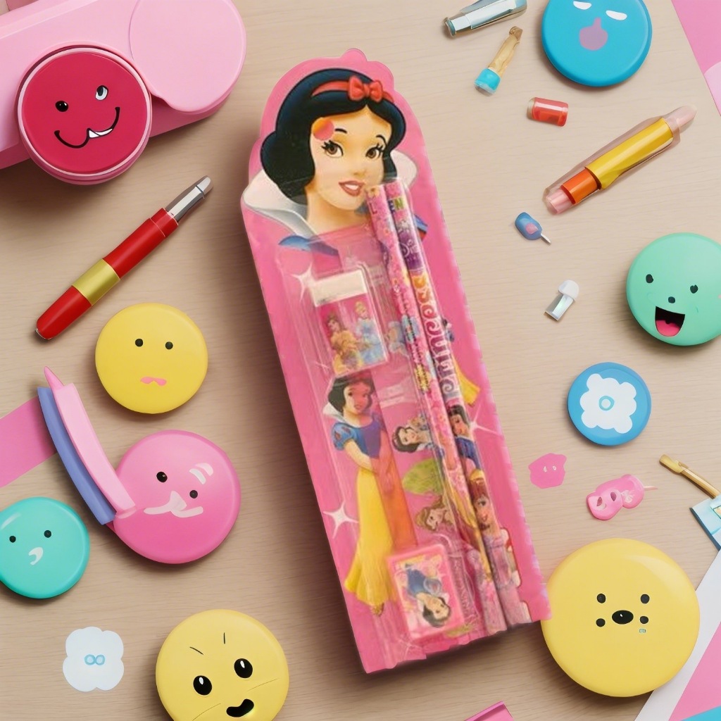 Cartoon Stationery 5pcs Set Children Learning Stationery, Gift Box Set ...