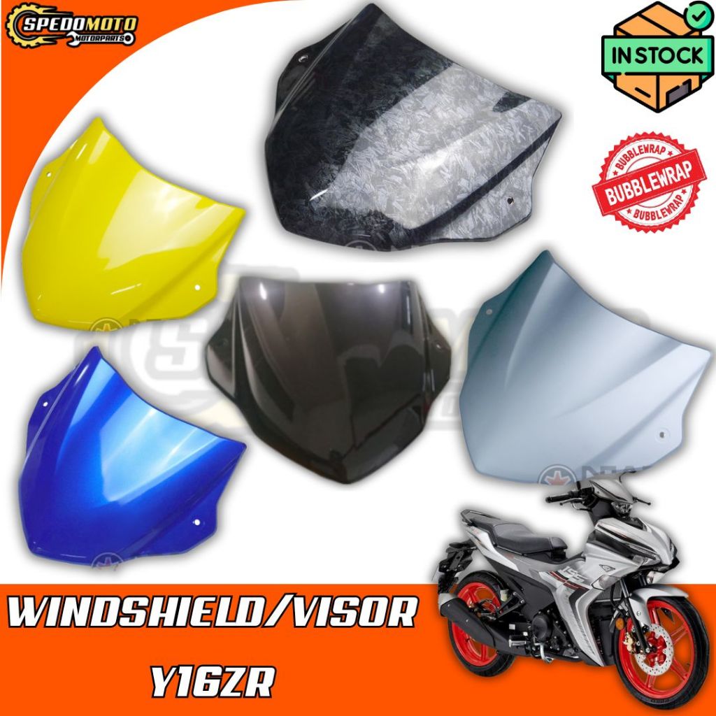 VISOR CAP Y16 / WINDSHIELD YAMAHA Y16ZR ( 5 VARIATIONS ) | Shopee Malaysia
