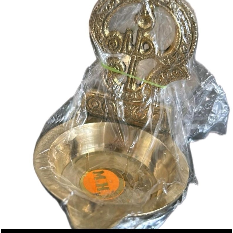 OM Lamp | OM Vilakku - Brass | Shopee Malaysia