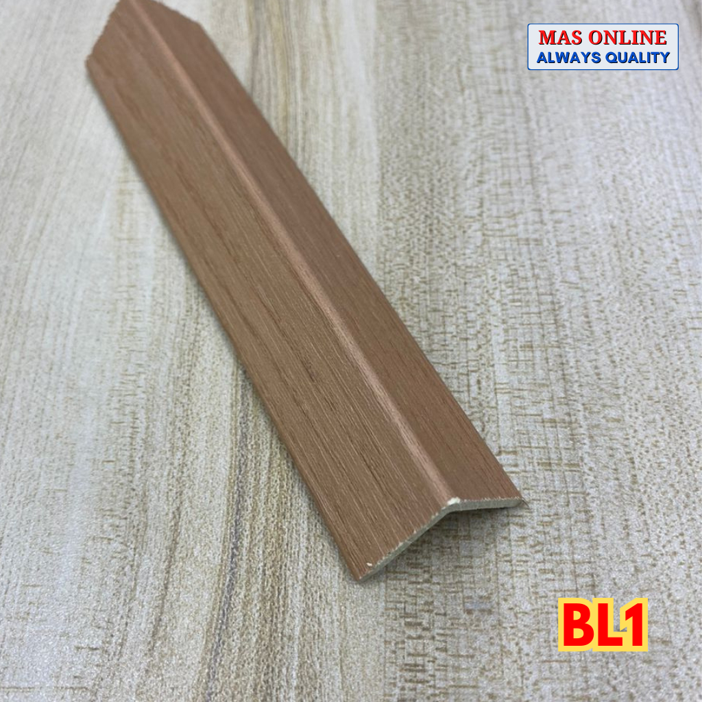 Panel Dinding L PROFILE Fluted wall panel WPC Fluted Panel PVC Edging ...