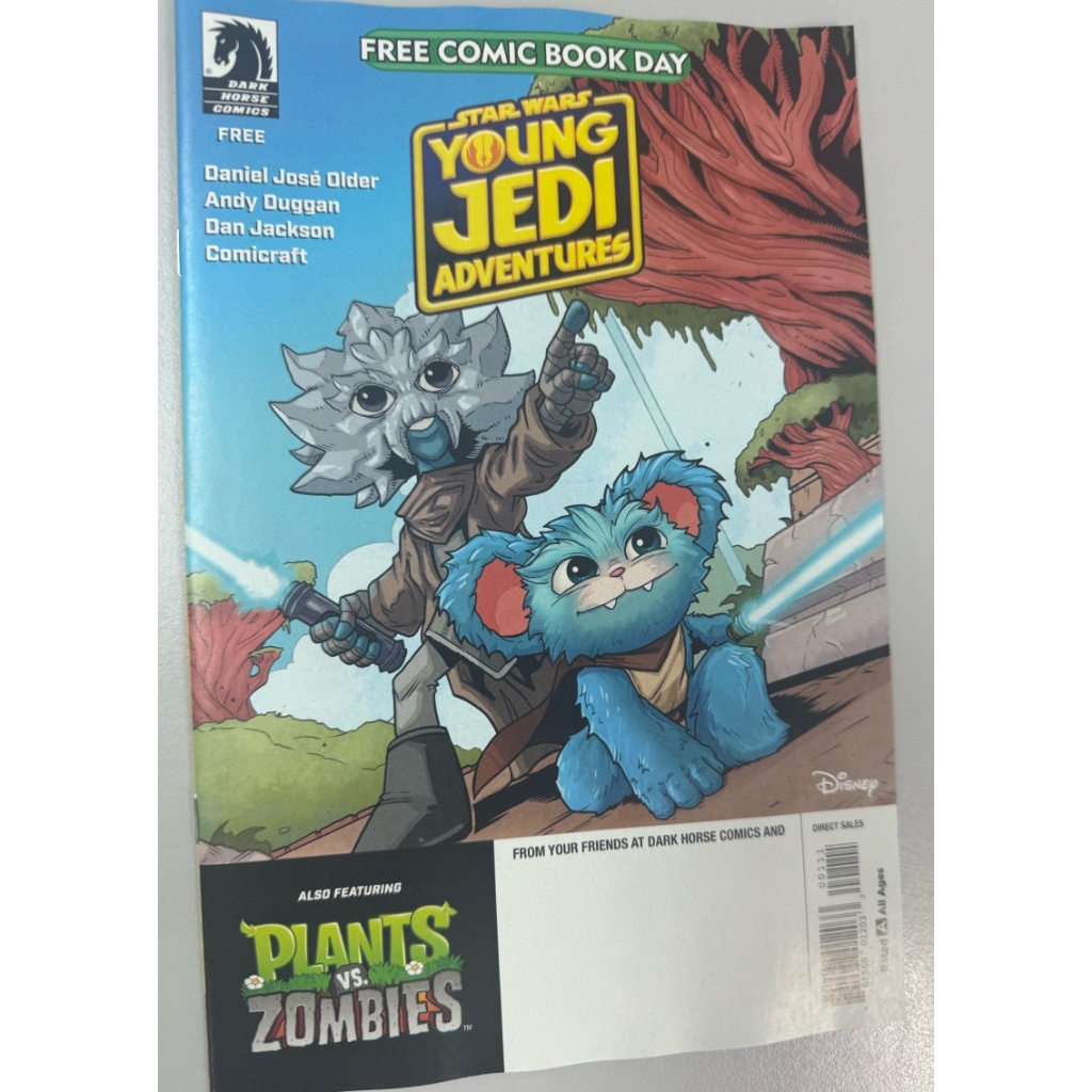 Star Wars Young Jedi Adventures / Plants vs. Zombies #1 - Free Comic Book Day 2024 - Dark Horse ...