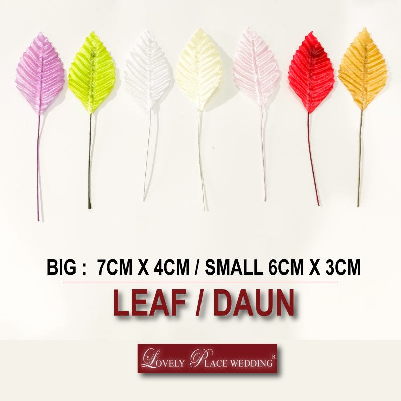 (50PCS/PACK) DAUN BUNGA ROSE / ARTIFICIAL FLOWER LEAF / DIY DAUN BUNGA ...