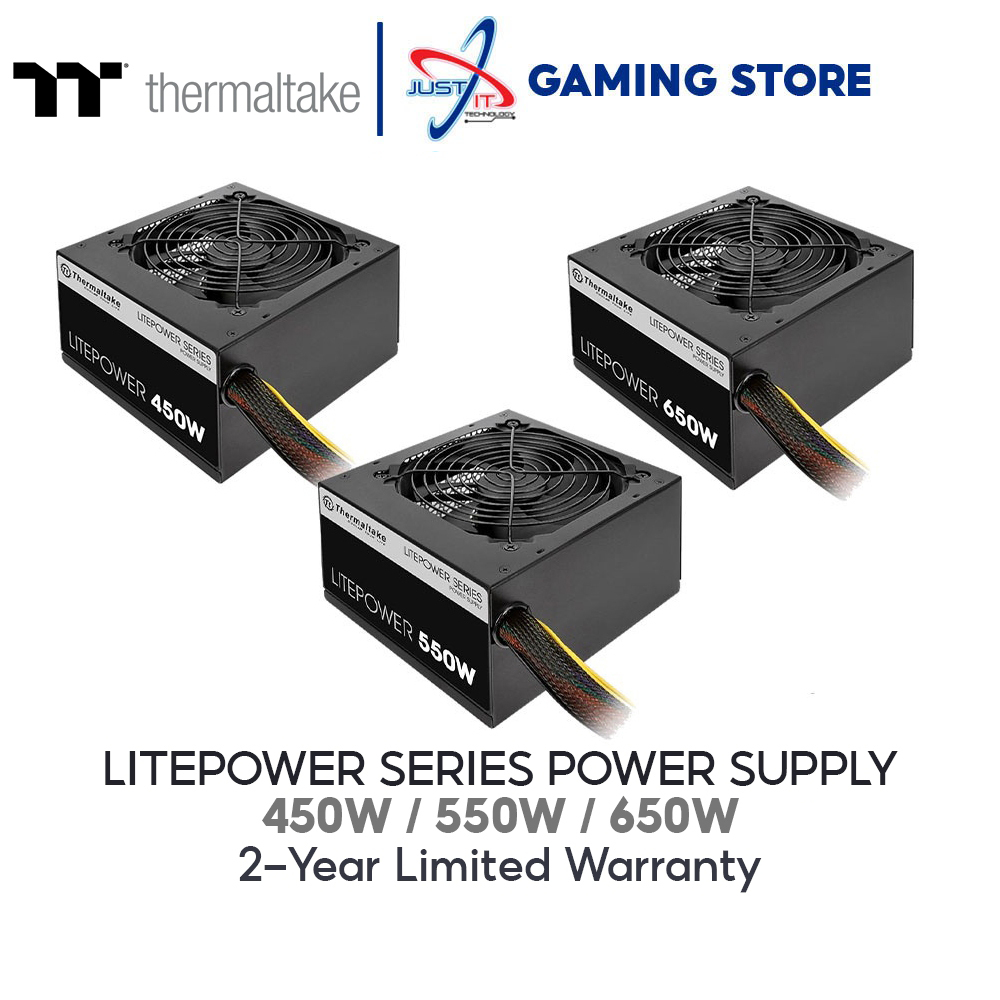 Thermaltake Litepower 450W / 550W / 650W Power Supply | Shopee Malaysia