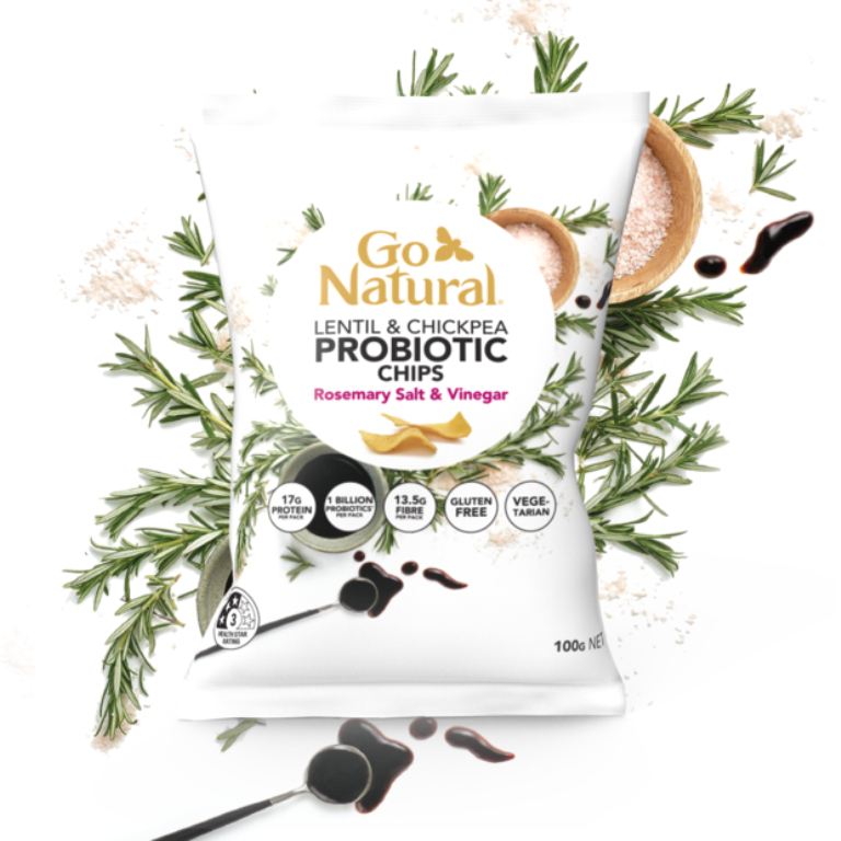 GO NATURAL PROBIOTIC CHIPS - ROSEMARY SALT & VINEGAR 100g | Shopee Malaysia