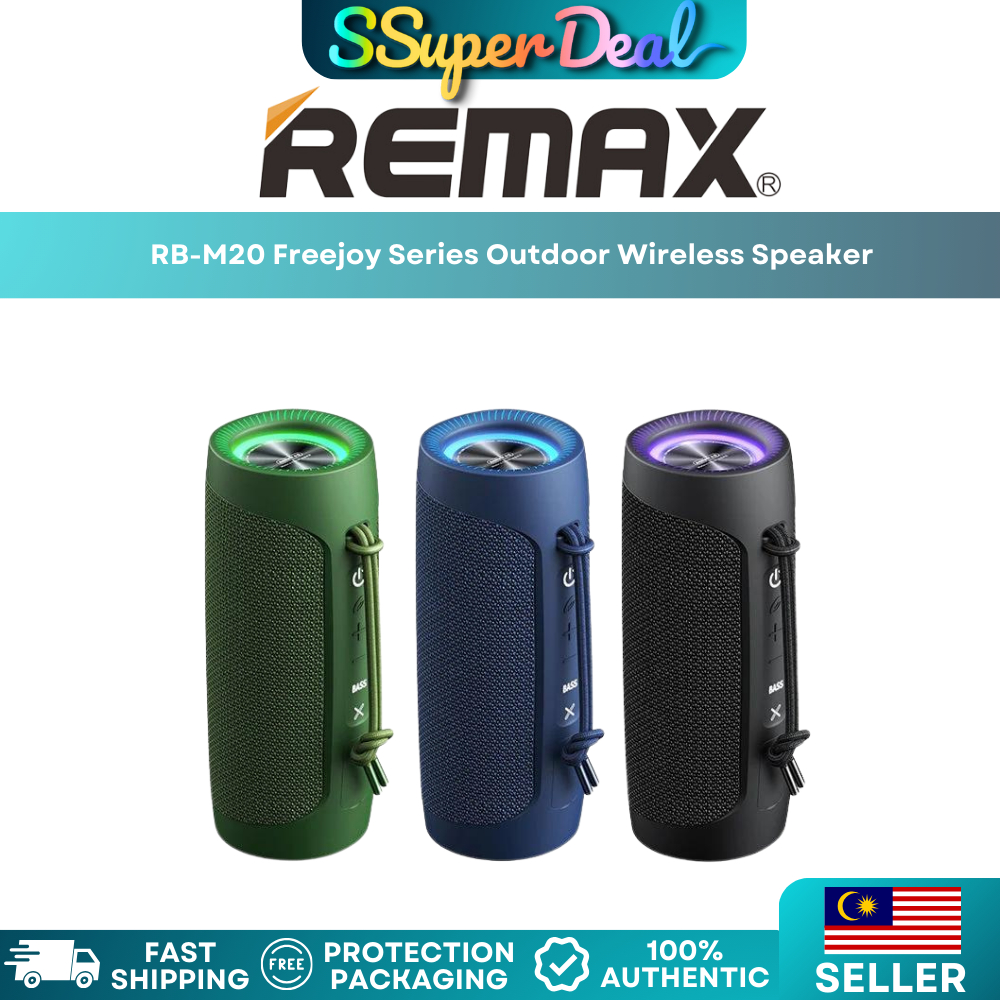 Remax RB-M20 Freejoy Series Outdoor Wireless Speaker | Shopee Malaysia