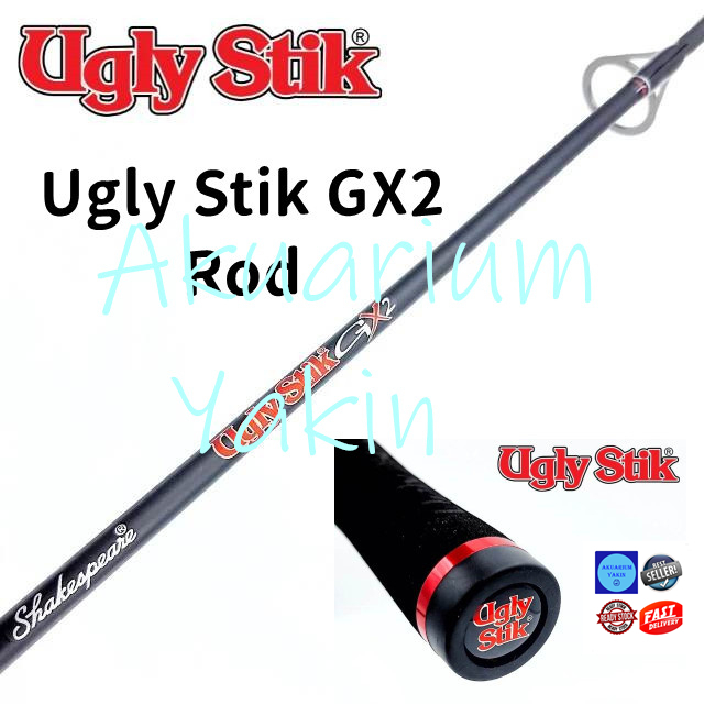 4077 JORAN PANCING SHAKESPEARE UGLY STIK GX2 SPINNING ROD 1 PIECES ...